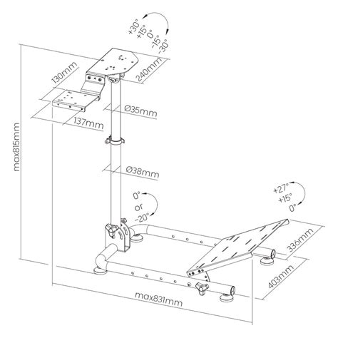 Mozos Sgs1 Stojak StelaŻ Do Kierownicy Logitech Mozos Mozos
