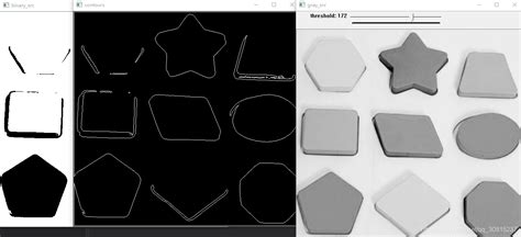 Opencv3学习（91）图像轮廓查找与绘制函数findcontours与drawcontoursopencv