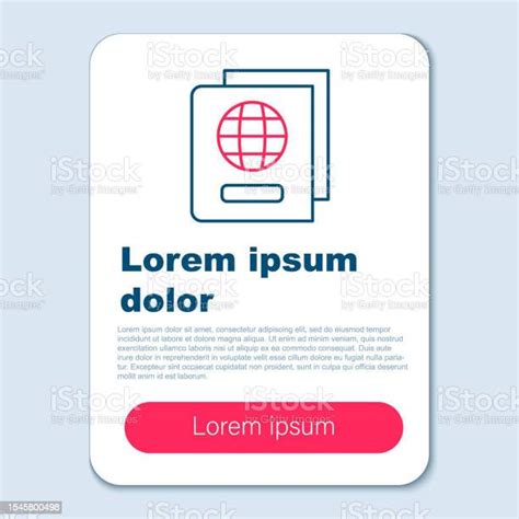 생체 인식 데이터 아이콘이 회색 배경에 분리된 Line Passport 신분증 다채로운 개요 개념입니다 벡터 0명에 대한 스톡