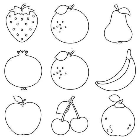 Фрукти та овочі для розмальовки 🥕🍓 Pepe Lt