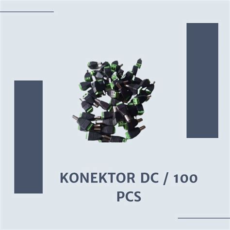 Jual Konektor Ccvt Dc Yellow Male 1 Pack Isi 100pcs Shopee Indonesia