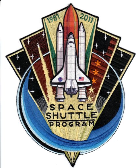 Art Deco Space Shuttle Patch