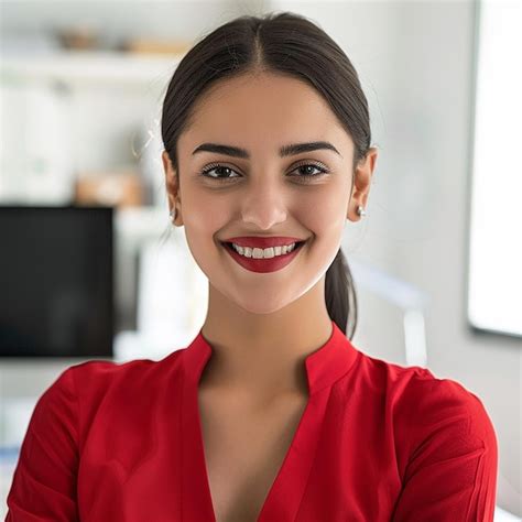 Confident Administrative Officer Premium Ai Generated Image