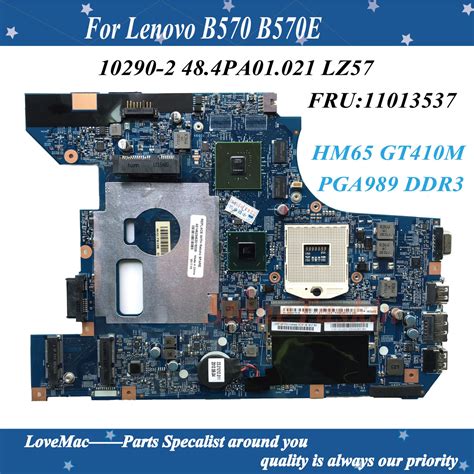 High Quality 11013537 For Lenovo B570 B570E Laptop Motherboard 10290 2 ...