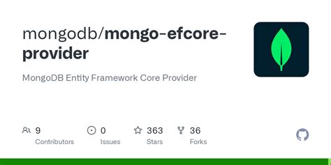 Mongo Efcore Providersrcmongodbentityframeworkcorestorage