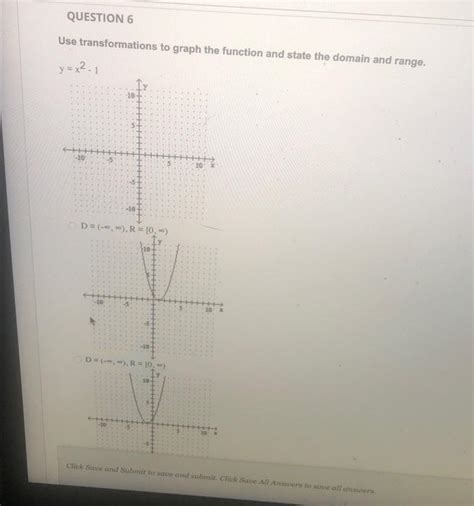 Solved Use Transformations To Graph The Function And State Chegg