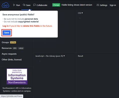 Jsfiddle 簡単手軽にhtmlページのコーディング（実装）とシェア（共有）ができる超便利なwebサービス Johobase