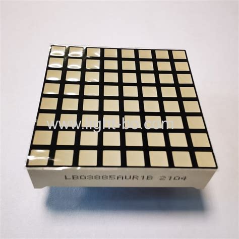 Square Dot Matrix LED Display Row Anode Ultra Bright Red For Elevator Position Indicator