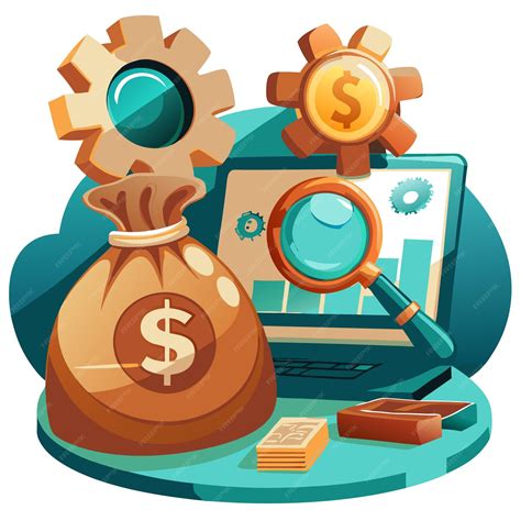 Illustration Of Financial Tools And Resources For Analysis Premium Ai