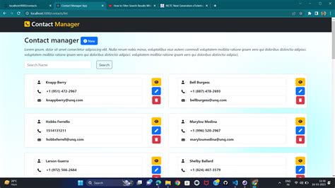 GitHub Mdsamir Contact Manager App