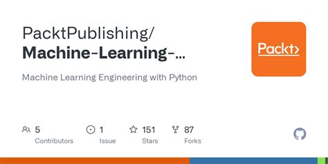 Github Packtpublishingmachine Learning Engineering With Python