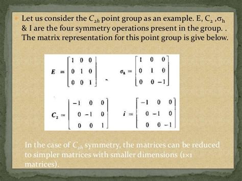 Reducible And Irreducible Representations