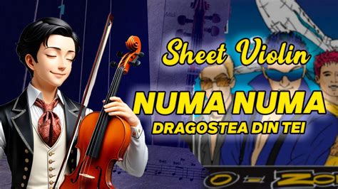 Numa Numa - O-Zone - Dragostea Din Tei Violín Tutorial / Tab Tutorial / Sheet Music violín - YouTube
