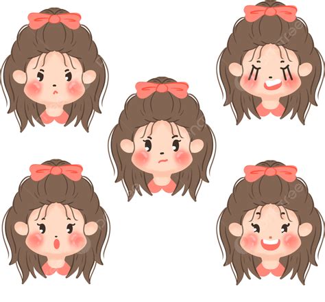 Expression Pack Cute Emoticon Girls Cute Emoticons Expresion Png