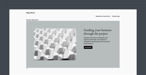 an introduction to block based mega menus wordpress developer blog