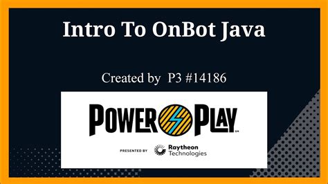 Intro To Onbot Java Youtube