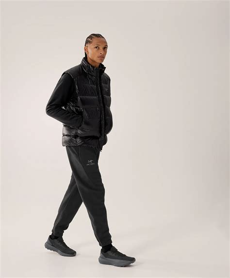 Emblem Fleece Jogger M L R Men Black ブラック Arcteryx
