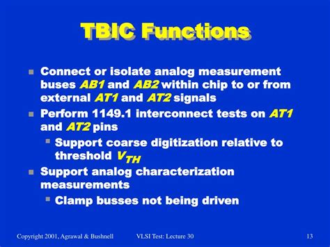 Ppt Lecture 30 Ieee 11494 Jtag Analog Test Access Port And Standard Powerpoint Presentation