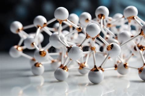 Molecular Structure Of A Chemical Compound Stock Illustration Illustration Of Molecule