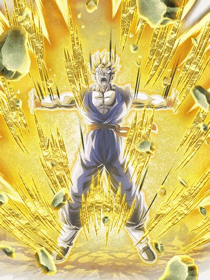 All Out Super Attack Super Saiyan Gohan Teen Dokkan Battle Art