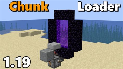minecraft simple 1 21 chunk loader youtube