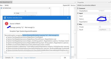 Systemargumentexception Parsing Not Enough S Academy Feedback Uipath Community Forum