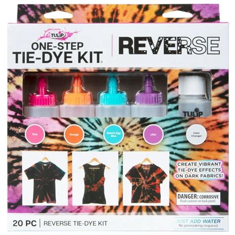 Tulip One Step Tie Dye Kit 15 Rainbow Colors Includes Gloves Rubber