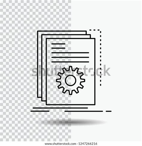 app build developer program script line stock vector royalty free