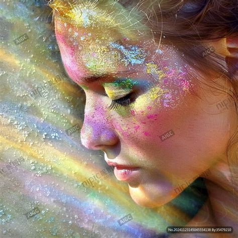 Ai创作图炫酷冷暖色晕染 唯美彩虹女孩 绚丽美体美颜彩妆美妆 多彩梦幻 梦幻彩虹女孩 梦幻之美 彩妆创意 彩虹女孩 镭射炫彩渐变 多彩美妆 多彩神奇 仙女妆 彩妆人物欣赏 五颜六色的肖像画
