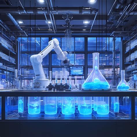 Premium Photo Hightech Chemical Synthesis Lab