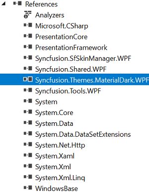 WPF Skin Manager Apply Themes For Syncfusion WPF Controls