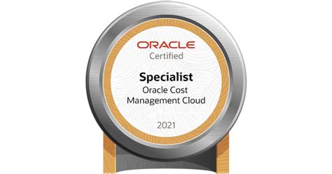 Oracle Cost Management Cloud 2021 Certified Implementation Specialist
