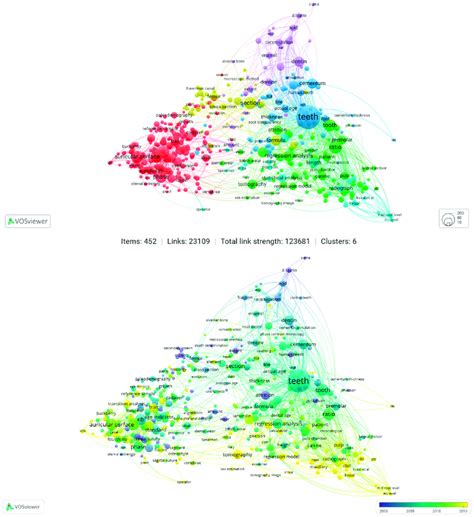 Upper Image Network Visualization Co Occurrence Of Terms Lower Image Download Scientific