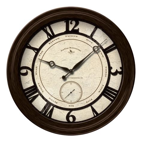 Firstime Manufactory Big Gig Analog Round Indoor Wall Standard Clock At