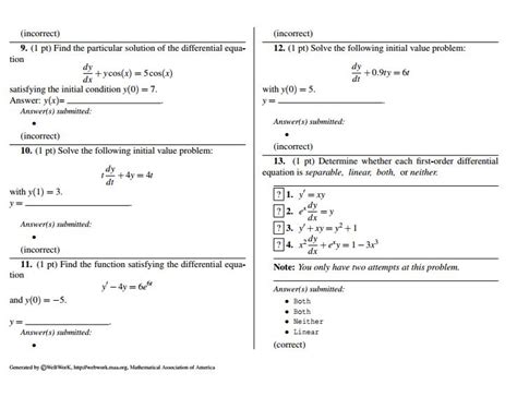Solved Incorrect Incorrect Pt Find The Particul Chegg Com