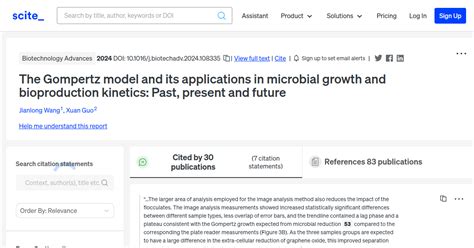 The Gompertz Model And Its Applications In Microbial Growth And Bioproduction Kinetics Past