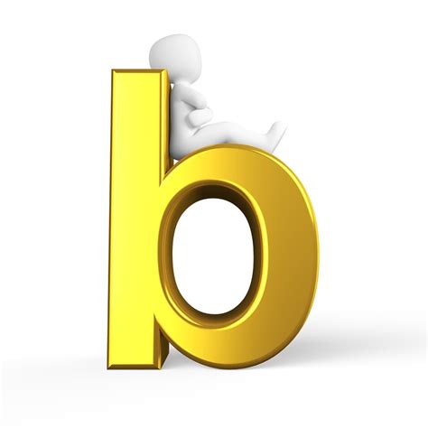 Free Illustration B Letter Alphabet Alphabetically Free Image On
