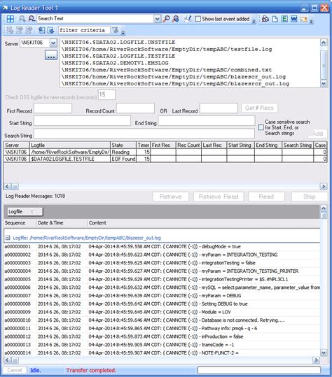 log reader appian at richard lacroix blog