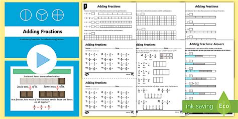 How To Add Fractions Teacher Made Twinkl