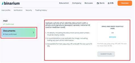 Proses Verifikasi Akun Binarium 2026 Cara Menyelesaikan Kyc Dengan