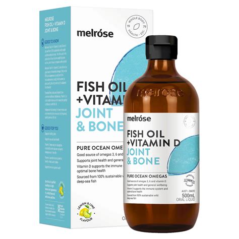 Melrose Fish Oil Vitamin D Joint And Bone 500ml Oral Liquid Discount