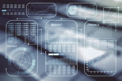 premium photo abstract virtual analytics data spreadsheet on abstract