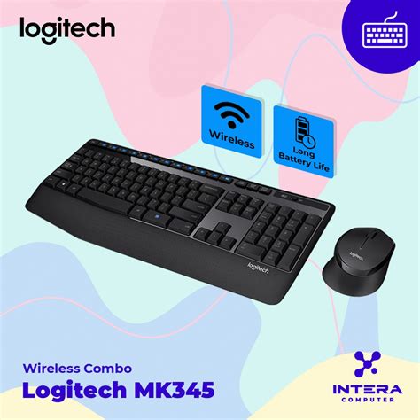 Jual Logitech Mk345 Wireless Keyboard Mouse Shopee Indonesia