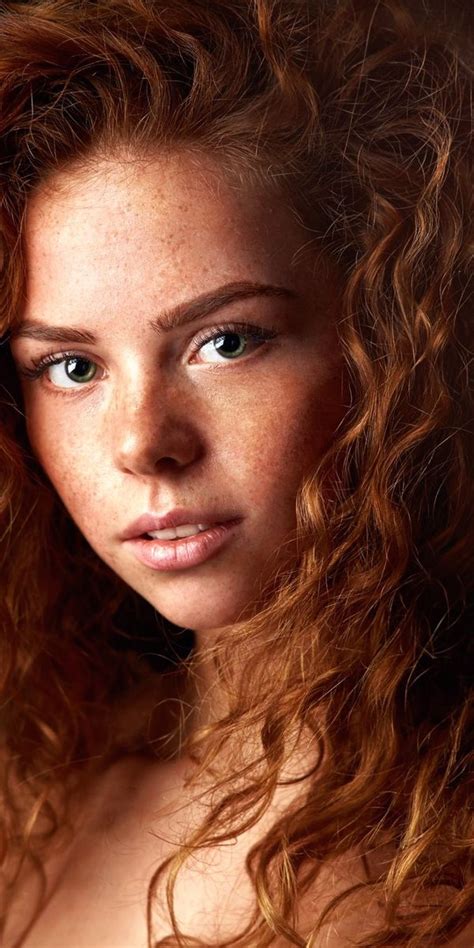 Fond Décran Hd Roux Visage Femmes Boucle Des Taches De Rousseur