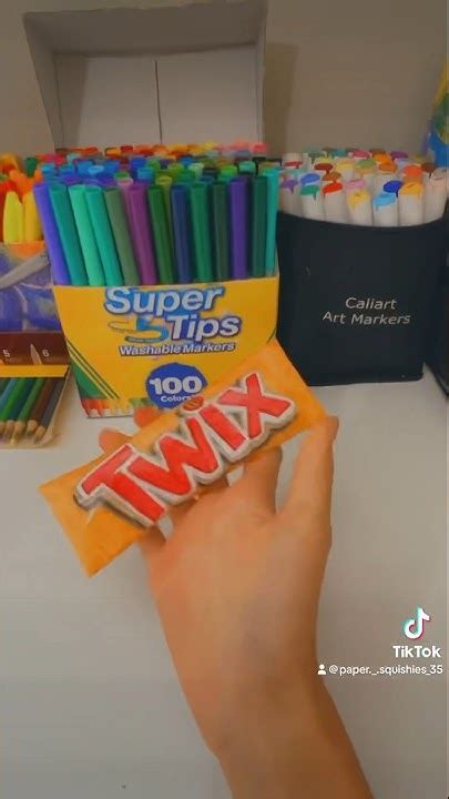 Twix Paper Squishy Youtube