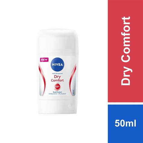 Nivea Deodorant Female Dry Comfort Stick 50ml Shopee Malaysia
