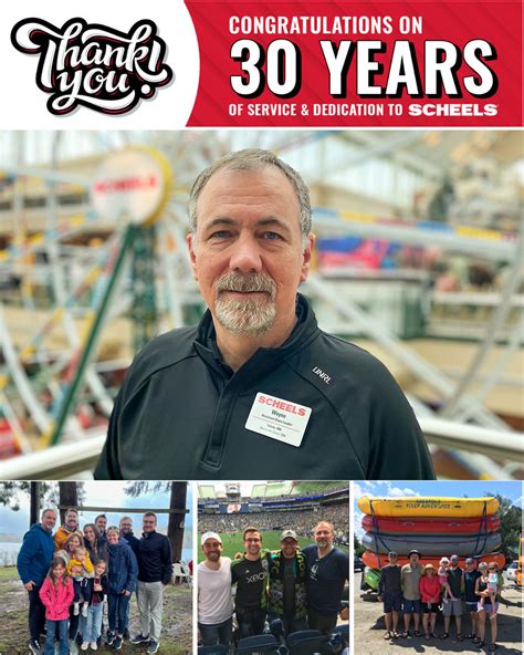 Scheels 🎉 Honoring 30 Years Of Dedication And