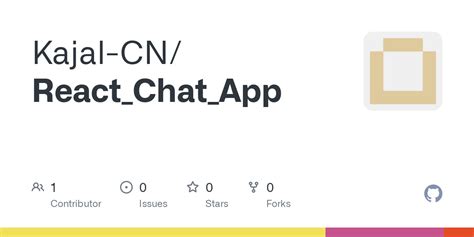 github kajal cn react chat app