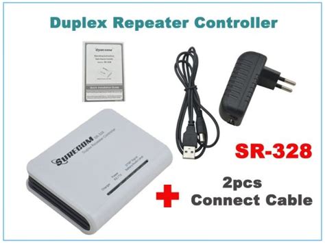Surecom Sr328 Radio Duplex Repeater Controller Sr 328 With 2pcs Radio Connect Cables Alafone