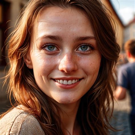 Premium Photo Czech Woman From Czech Republic Typical National Citizen